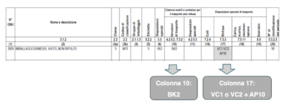TRASPORTO ALLA RINFUSA DI MERCI PERICOLOSE - AES